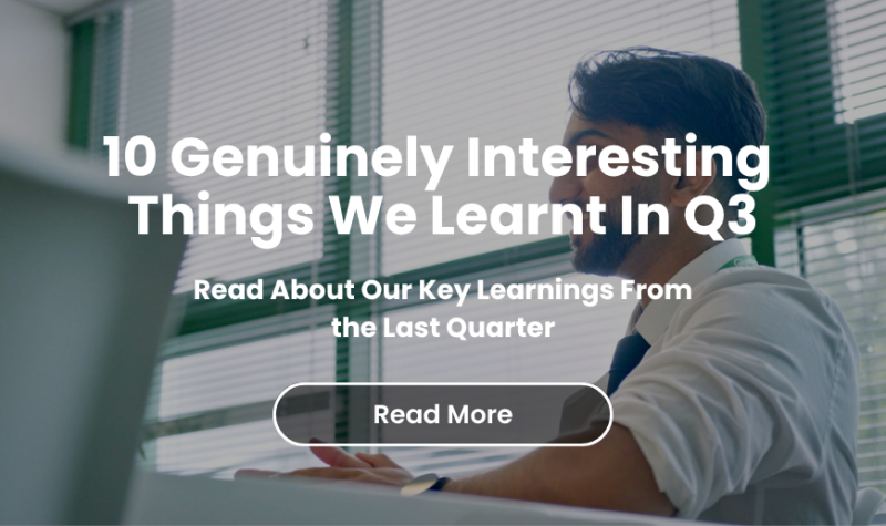 10 Genuinely Interesting Things We Learnt In Q3 | Netmatters | Netmatters