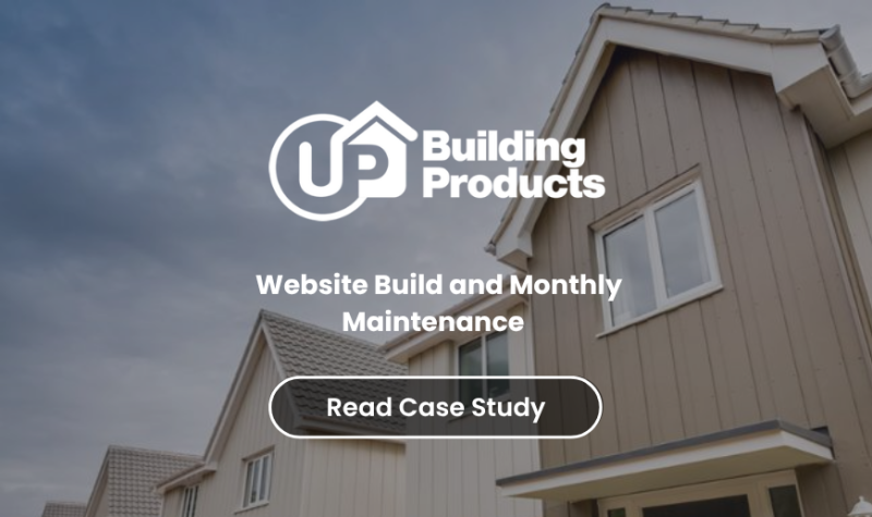 UP Building Products - Web Case Study | Netmatters